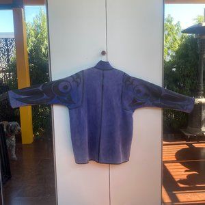 Betty David | Jackets & Coats | Betty David Custom Blue Painted ...